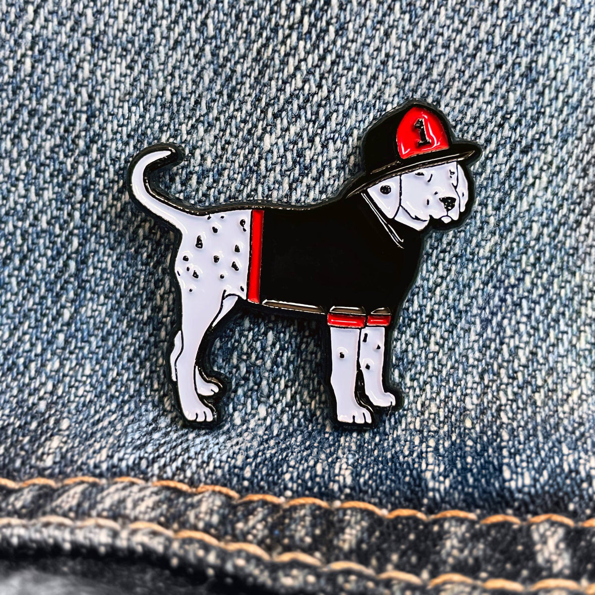 Keep Your Pin Up: Dogs with Jobs - Dalmatian Firefighter Dog Puppy Lap ...