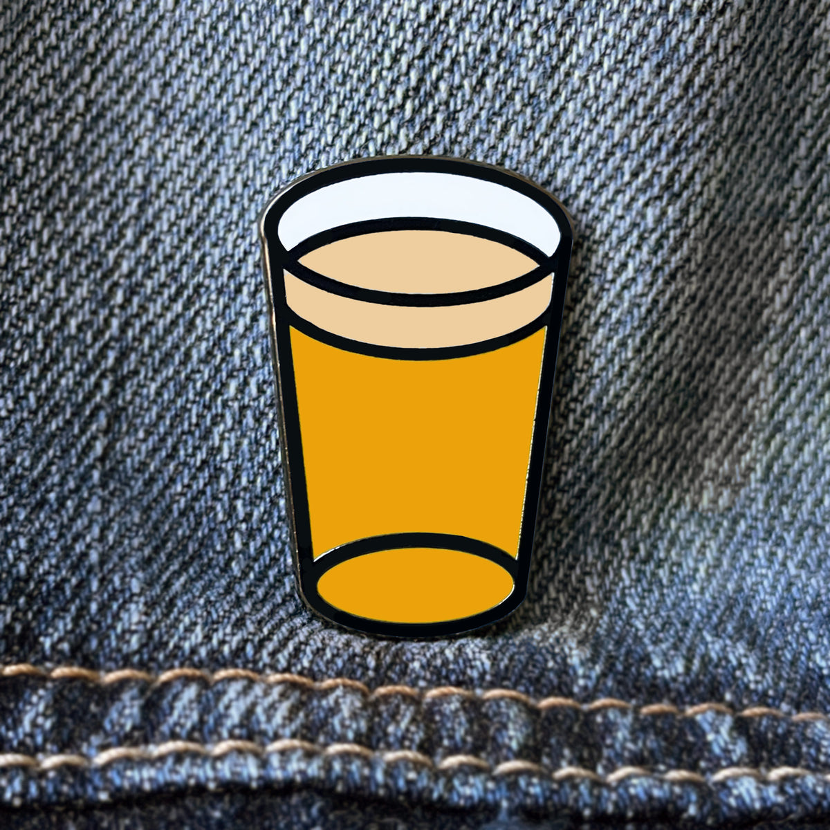 Davenly: Beer Lapel Enamel Pin – On Point Pins