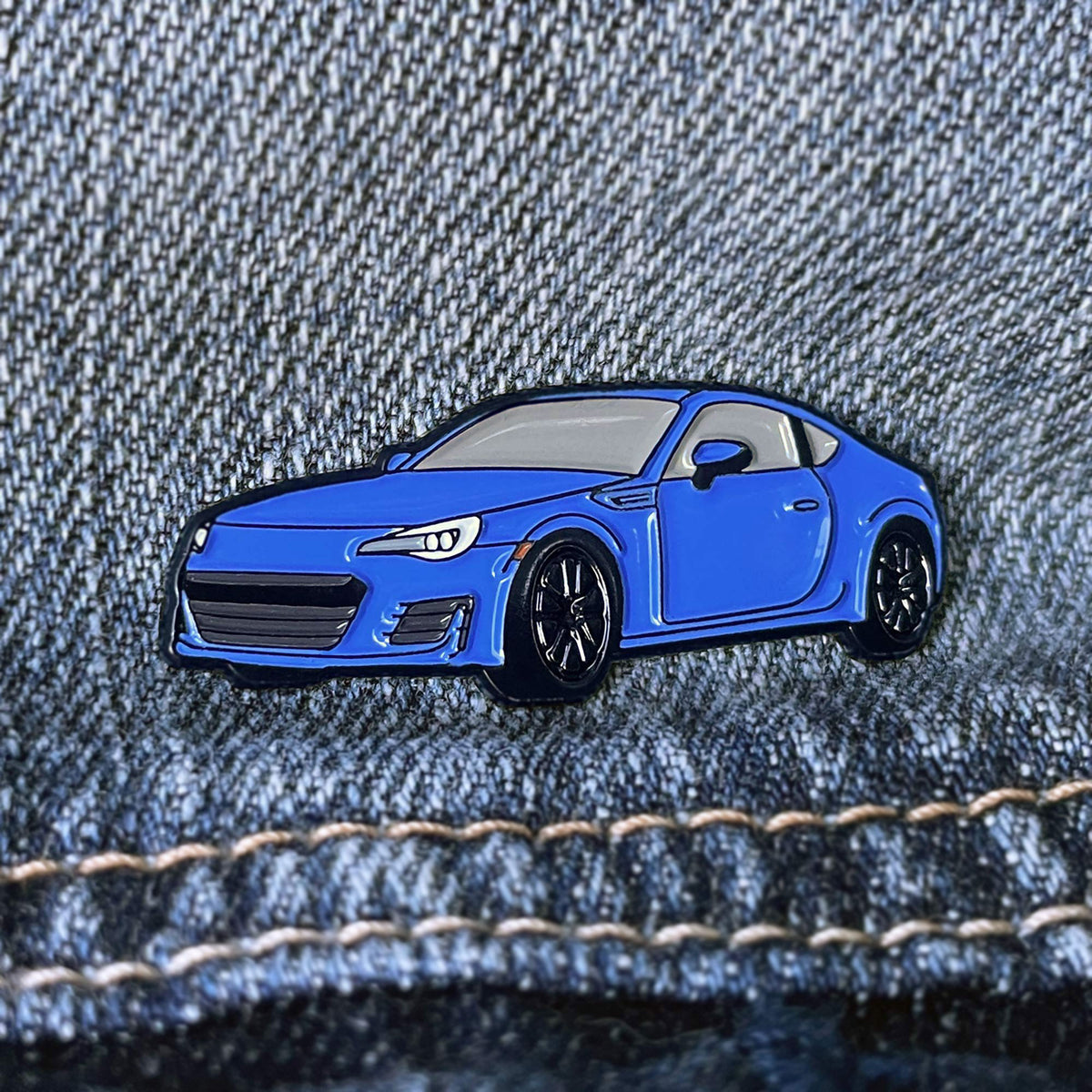 BRZ 2nd Gen (WR Blue) Car Lapel Enamel Pin – On Point Pins