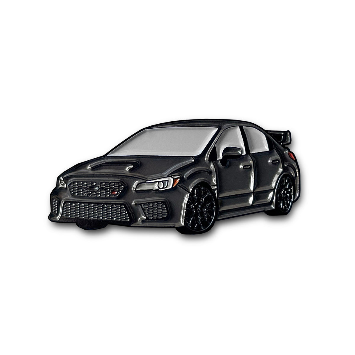 WRX STI 4th Gen (Gray) Car Lapel Enamel Pin – On Point Pins
