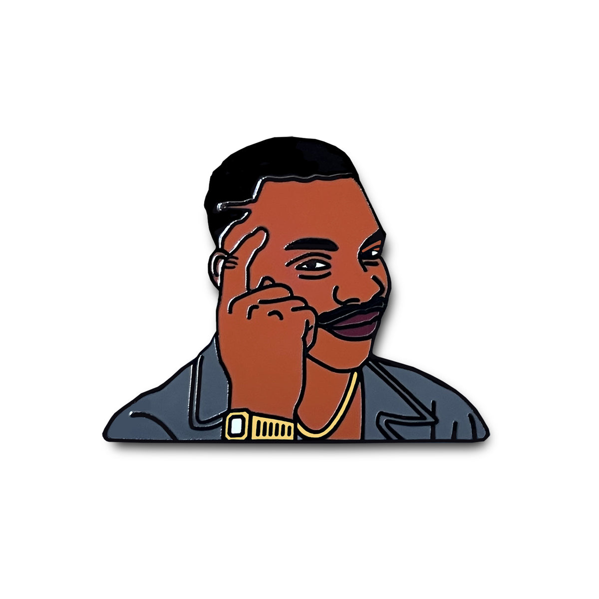 Roll Safe Smart Thinking Meme Lapel Enamel Pin – On Point Pins